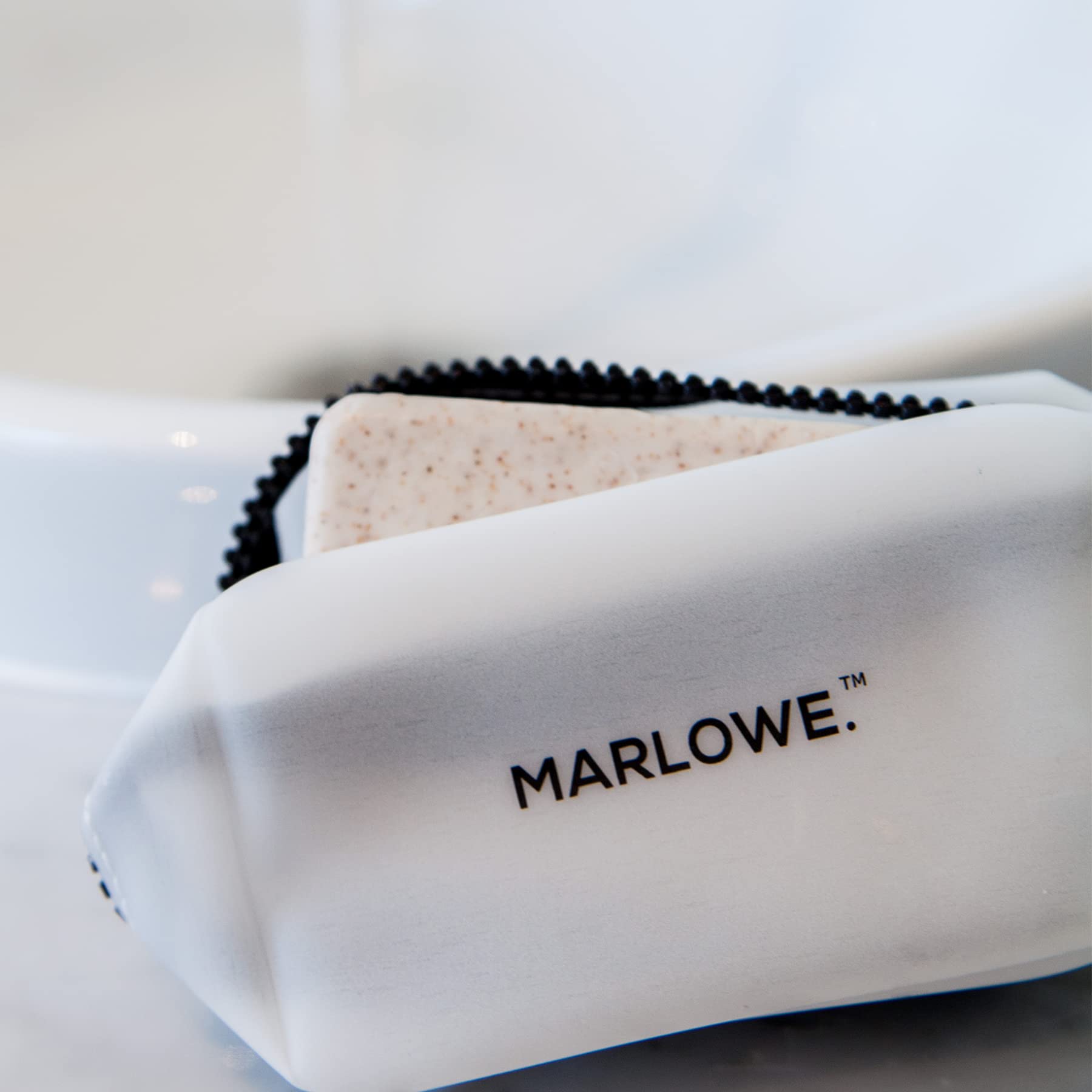 MARLOWE. No. 401 Travel Soap Case with Zipper Closure, 1 Portable Soap Holder for Bar Soap, Durable Soap Container for Traveling, Vacations, Camping & Gym