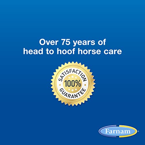 Farnam Vetrolin Horse Liniment for Muscle Soreness, Stiffness and Inflammation Relief on Horses, Helps Reduce Swelling, Aids in Pain Relief, 32 Oz.