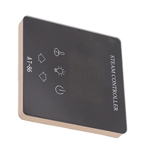 ABS Touch Screen Temperature Controller, Light on Switch Time Setting Touch Screen Temperature Controller Heater Switch for Steam Engine