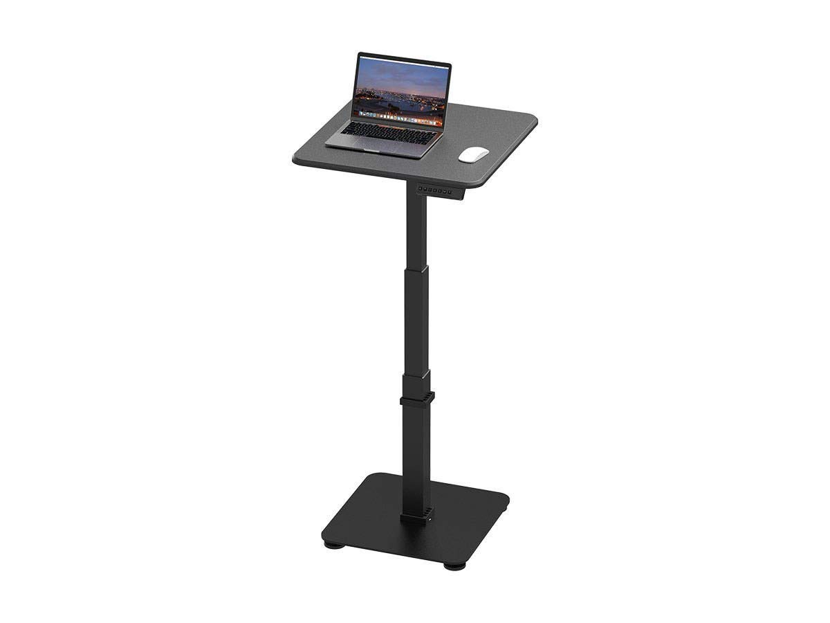 Monoprice Single Motor Sit-Stand Desk Pedestal, 110 lbs. Weight Capacity, for Laptops, Compact Computer Setups, & Office Work - Workstream Collection