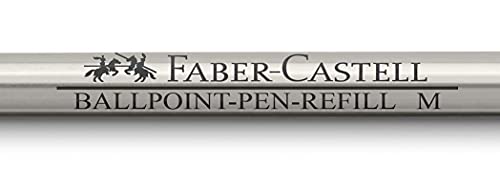 Faber-Castell Ballpoint Refill for Medium Nib, Black (FC148740)