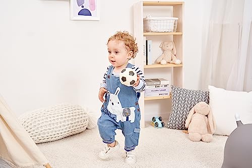 LvYinLi Cute Baby Boys Clothes Toddler Boys' Romper Jumpsuit Overalls Stripe Rompers Sets (3-8 months, Blue)