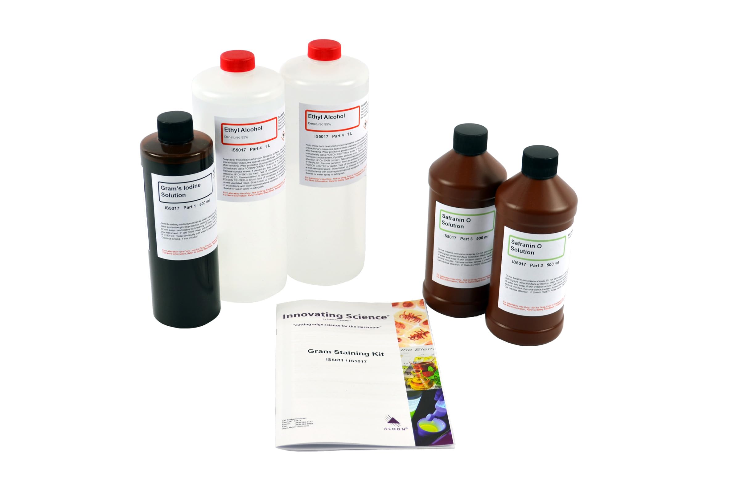 ALDON Innovating Science Gram's Stain Kit - Large