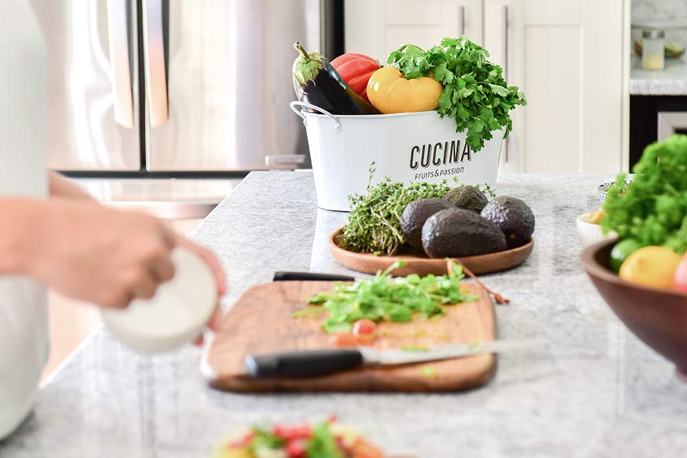 Fruits & Passion [Cucina] - Hand Care Duo Caddy Gift Set | Liquid Hand Soap Wash (5.1 oz) with Hand Cream Lotion (6.8 oz) (Coriander & Olive)