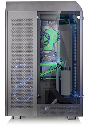 Thermaltake Tower 900 Black Edition Tempered Glass Fully Modular E-ATX Vertical Super Tower Computer Chassis CA-1H1-00F1WN-00
