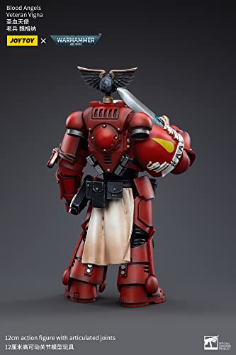BLOOMAGE JOYTOY (BEIJING) TECH Warhammer 40k: Blood Angels Veteran Vigna 1:18 Scale Figure