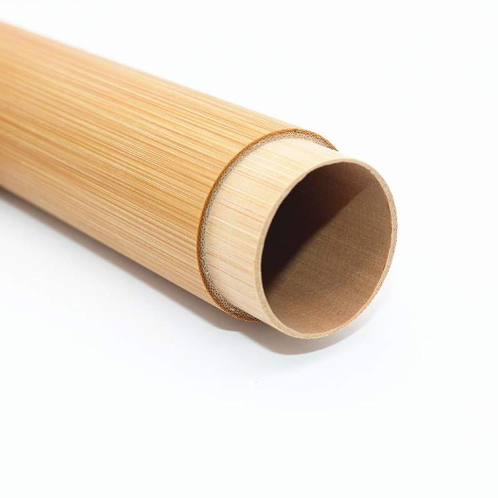 YJYdada Portable Natural Bamboo Toothbrush Case Tube for Travel Eco Friendly Hand Made (Brown)