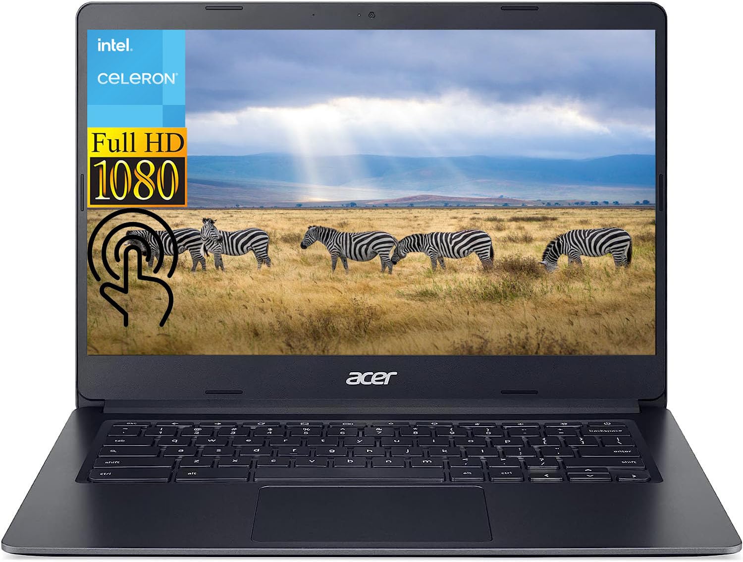 acer Chromebook 314 Laptop 2023 Newest, 14" FHD IPS Touchscreen, Intel Celeron Processor Up to 2.80GHz, 4GB RAM, 64GB eMMC, Intel UHD Graphics 600, Wi-Fi, Bluetooth, Chrome OS, Black