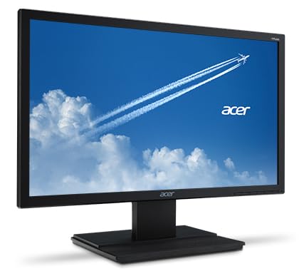 Acer Display V246HQL, 24" (23.6" Viewable Size) 60Hz 1920 x 1080 - FHD 16:9, 3K:1 - Contrast, 5MS GTG - Response, 1x VGA, 1x DVI, W/Tilt Adjustment, Black