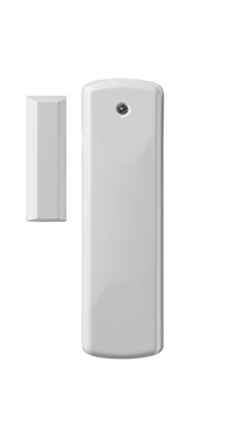Ecolink Z-Wave PIR Motion Detector Pet Immune, White (PIRZWAVE2.5-ECO) and Z-wave Plus Rare Earth Magnets Door & Window Sensor, White & Brown (DWZWAVE2.5-ECO)
