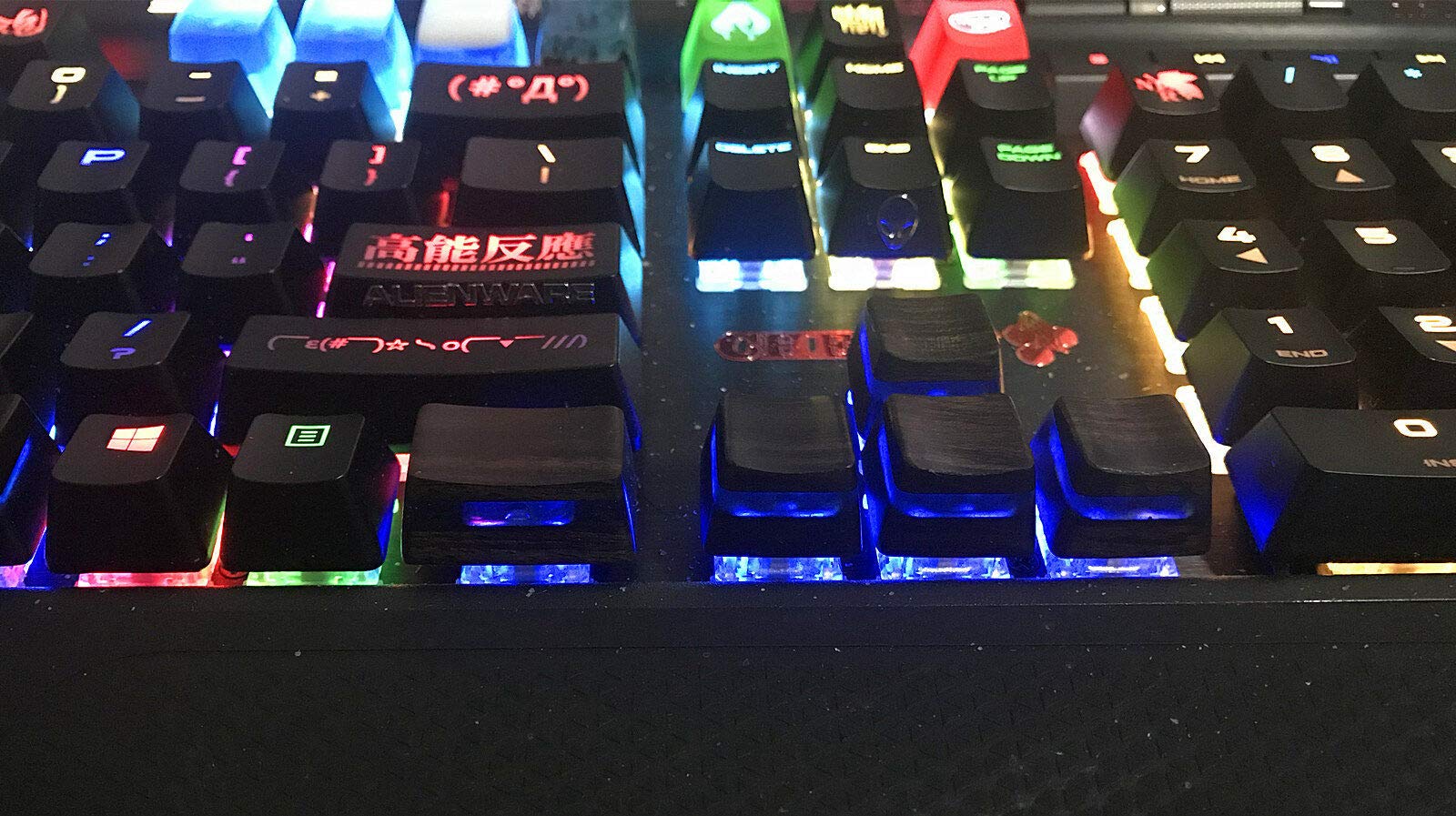 Handmade R4/ECS Keycap Resin Solid Wood Shine Through Backlit Key Cap OEM Profile for Cherry MX Mechanical Keyboard Gaming Replacement (Ebony)