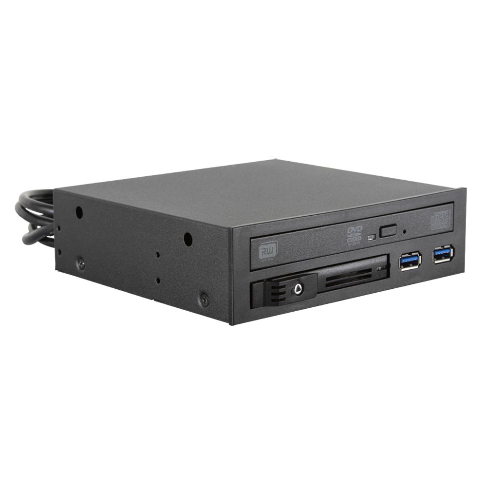 Century iStarUSA T-5K25TU-SA Multi-Removable Rack, USB 3.0 x 2 Ports, 1 x 12.7mm Thick Slim Drive, 1 x 2.5 SATA HDD