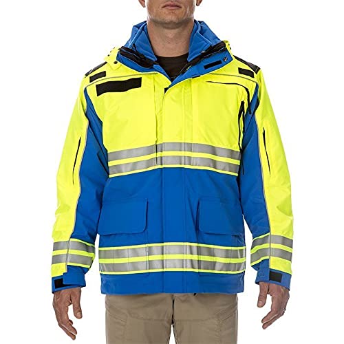5.11 Tactical Men's Responder's High Visibility Performance Parka, Style# 48073, Dark Navy, XX-Large