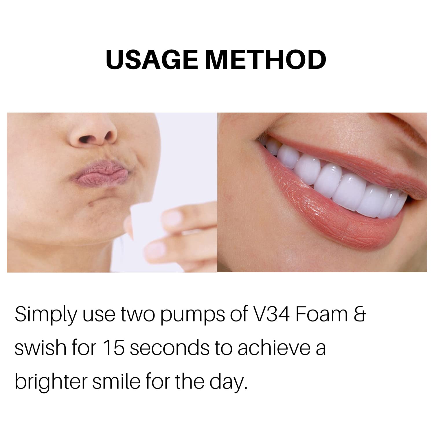 AKARY Teeth Whitening Mousse, Refreshing Breath Deep Cleaning Foam Toothpaste Natural Mouth Wash Water, Purple Teeth Whitening Toothpaste Ultra Fine Mousse Foam