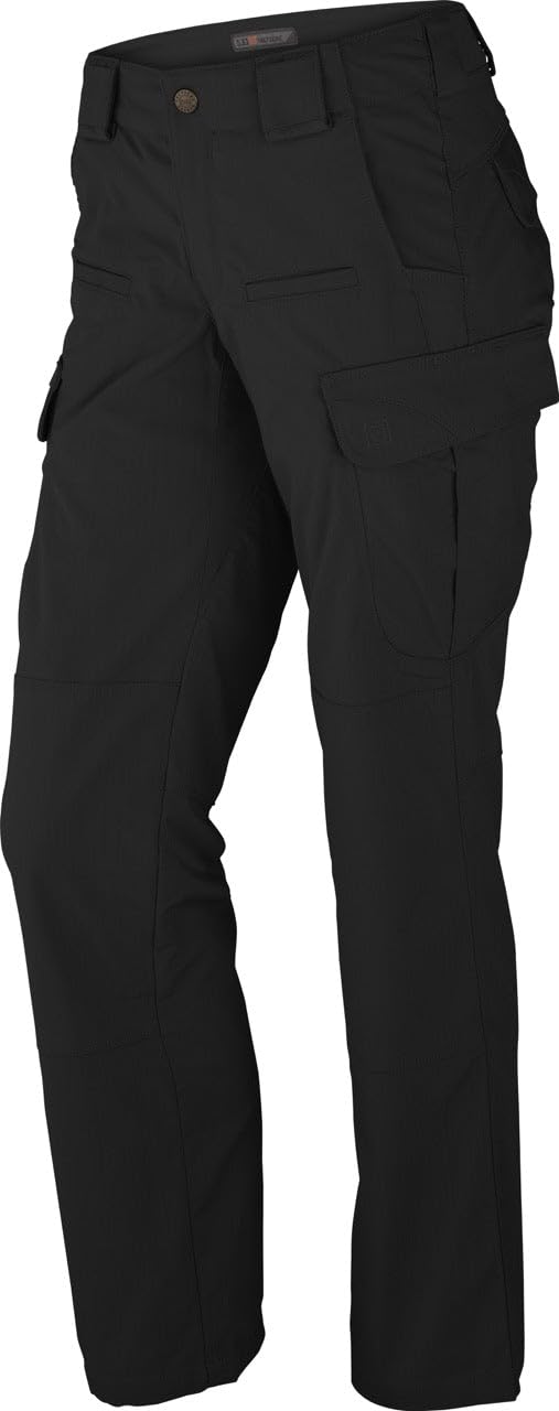 5.11 Tactical Women's Stryke Covert Cargo Pants, Stretchable, Gusseted Construction, Style 64386, Black, Size 2 Regular