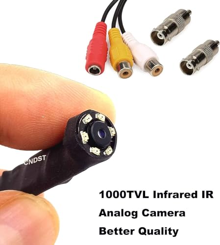 CCTV Hd Mini Pinhole Security Camera 90degree 1000tvl 6PCS Infrared IR LEDs Night Vision Pipe Snake Hidden Mini CCTV Surveillance Camera for Indoor use
