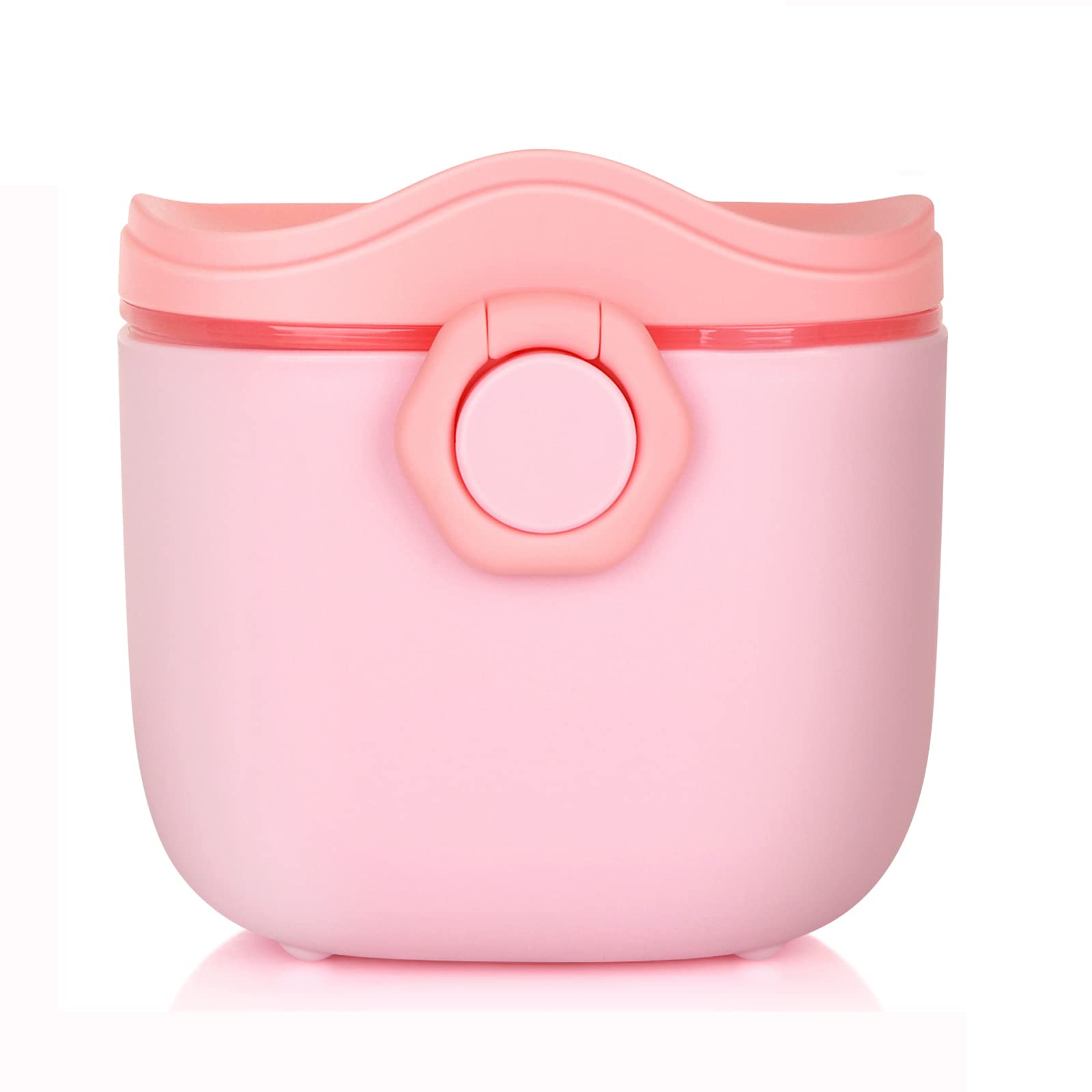 Accmor Baby Formula Dispenser, Portable Formula Container for Travel, Milk Powder Formula Dispenser with Carry Handle Scoop, Formula Dispensers Hold 8.8oz/250g Formula, Pink