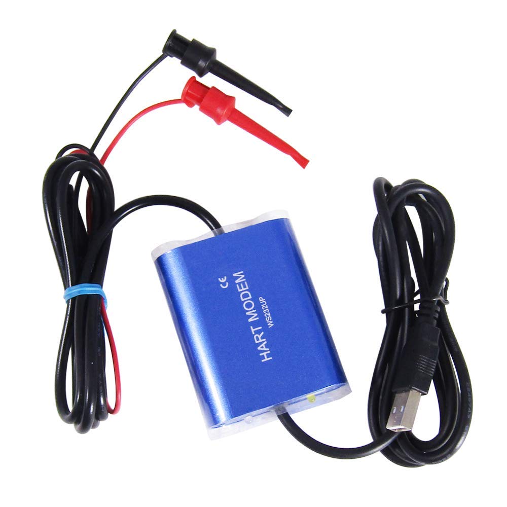 USB Hart Modem USB to Hart Protocol Modem Hart Transmitter for All Hart Protocol Device Adapt to Windows XP/7/8/10 with Built-in Loop Resistor (WS232UP)