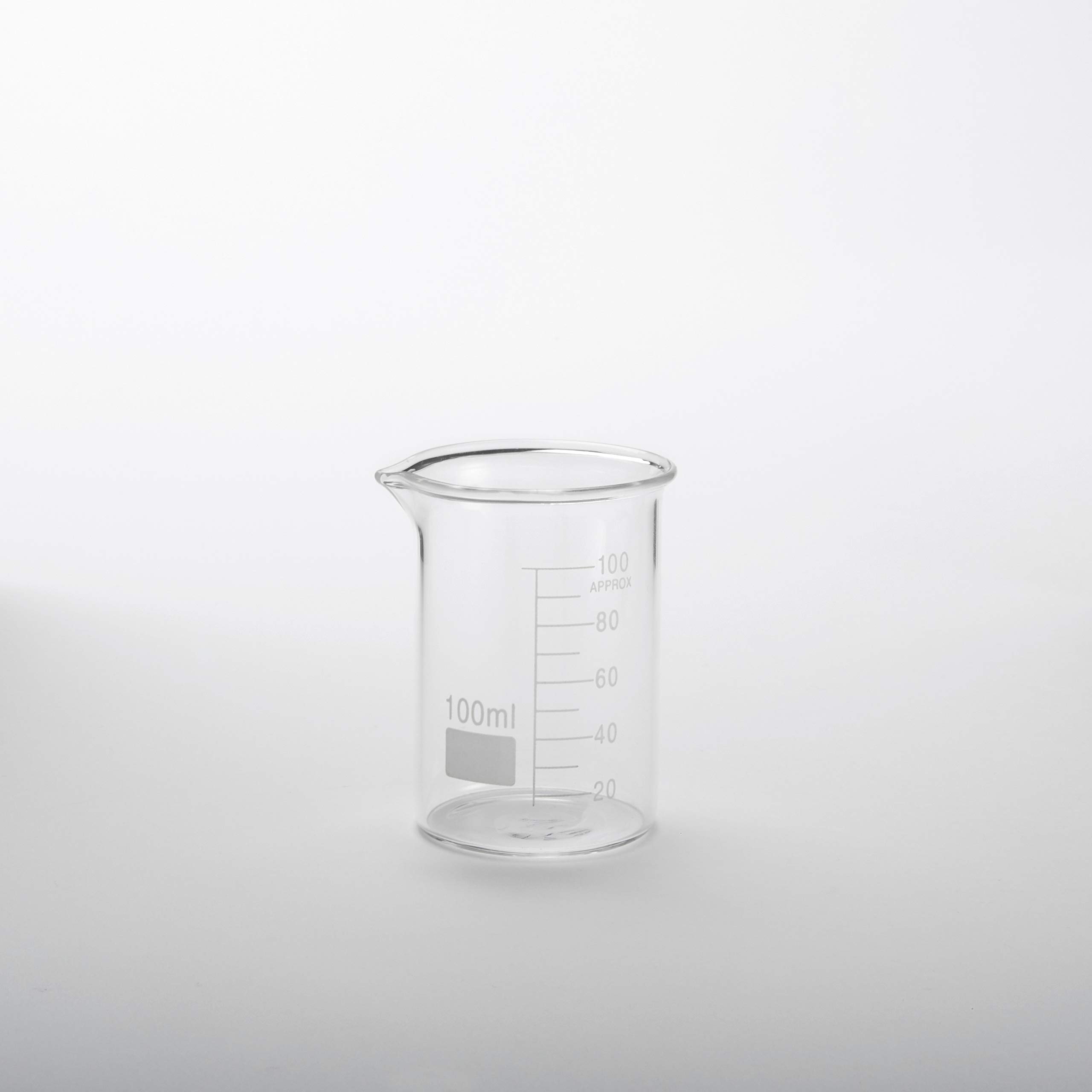 American Metalcraft GBE3 Chemistry Beaker, Glass, 3-1/4 oz. Capacity, 2-1/2" Diameter, 3" Height