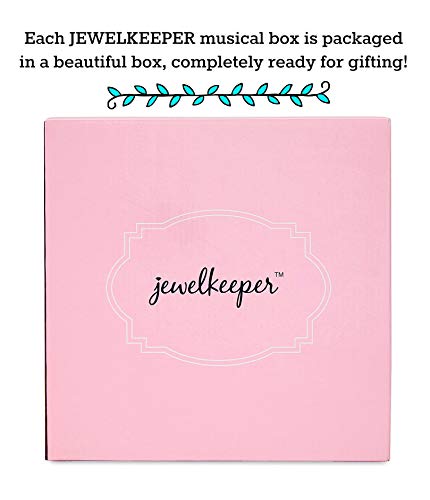Jewelkeeper Music Box 3 Pullout Drawers, Fairy Castle Design, Waltz The Flowers Tune