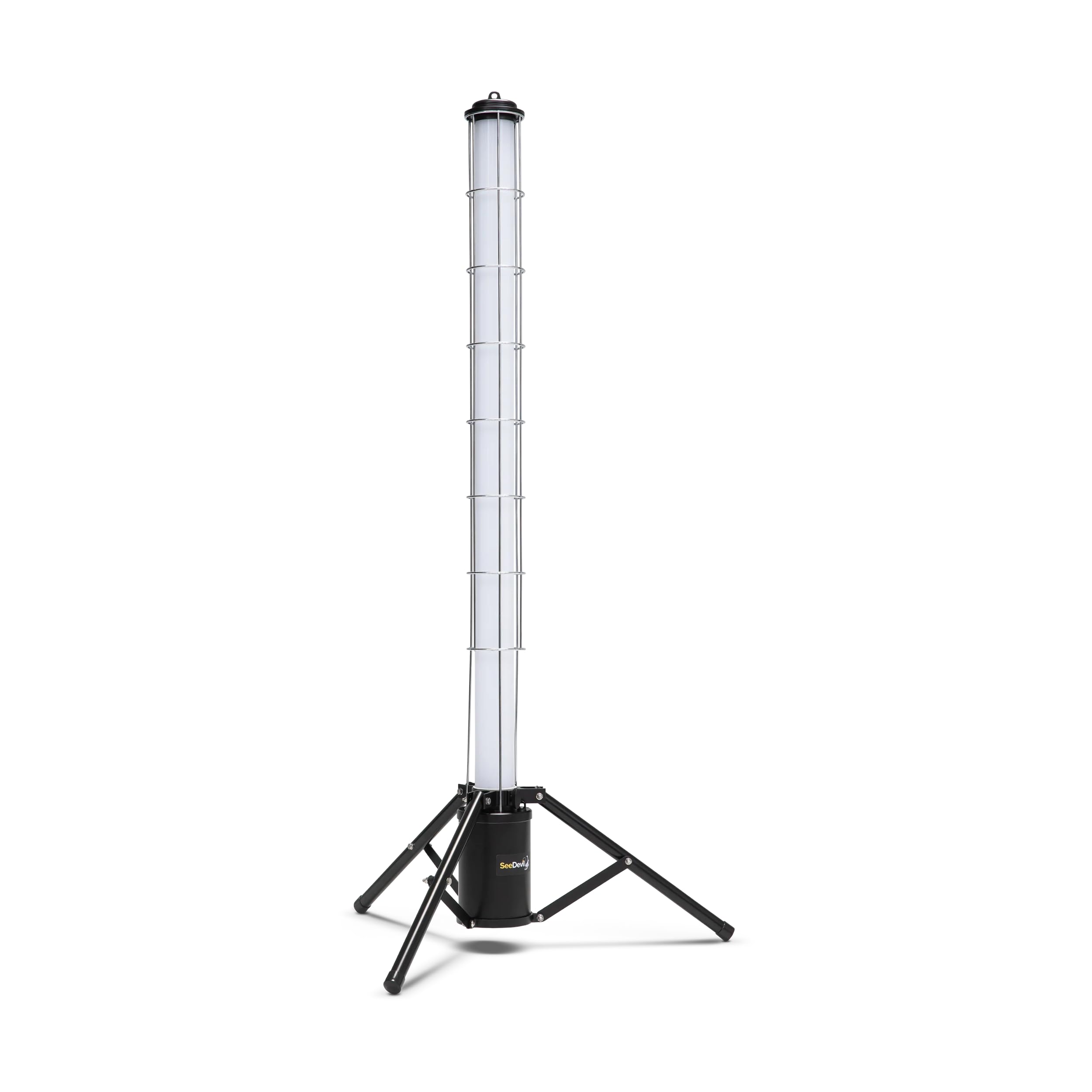 SeeDevil Rechargeable LED Area Light, 100 Watt, 10,000 Lumen, Glare-Free Indoor/Outdoor lighting system, Portable, Internal Battery