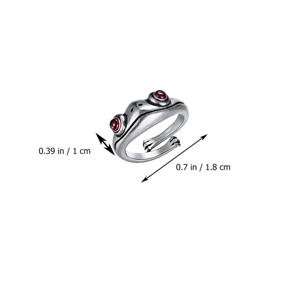 8-15 Pcs Vintage Open Punk Rings Set Adjustable Gothic Rings Cool Stackable Animal Rings Bulk Chunky Knuckle Finger Rings Snake Frog Rings for Women Men
