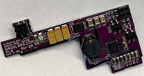 NavoLabs POE hat (Purple) Compatible with Raspberry Pi Model Pi 3B+ and 4B