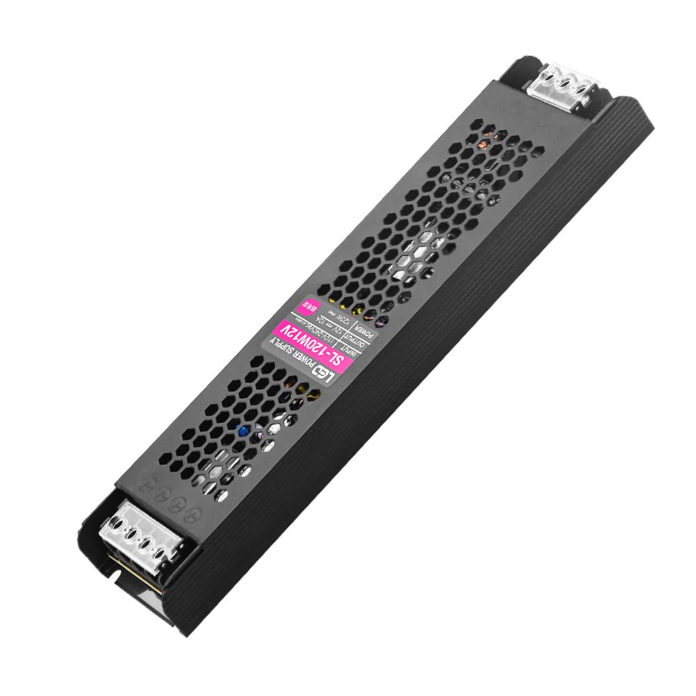 Arkare 12V 10A 120W DC Power Supply Adapter AC to DC Convert AC 100V~240V to DC 12Volt 10A Universal Regulated Transformer LED Driver for 12V LED Strip Lights CCTV Camera System Radio 3D Printer