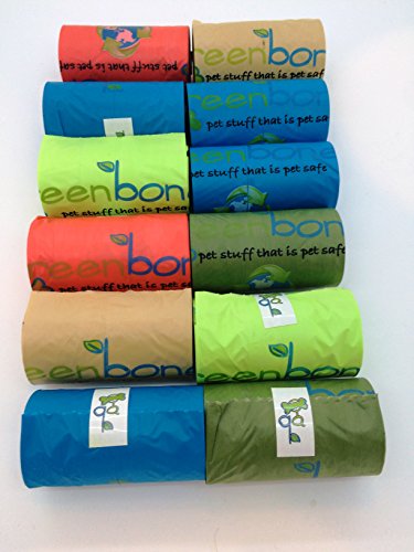 Greenbone Waste Bag Refill Pack, 12 Rolls
