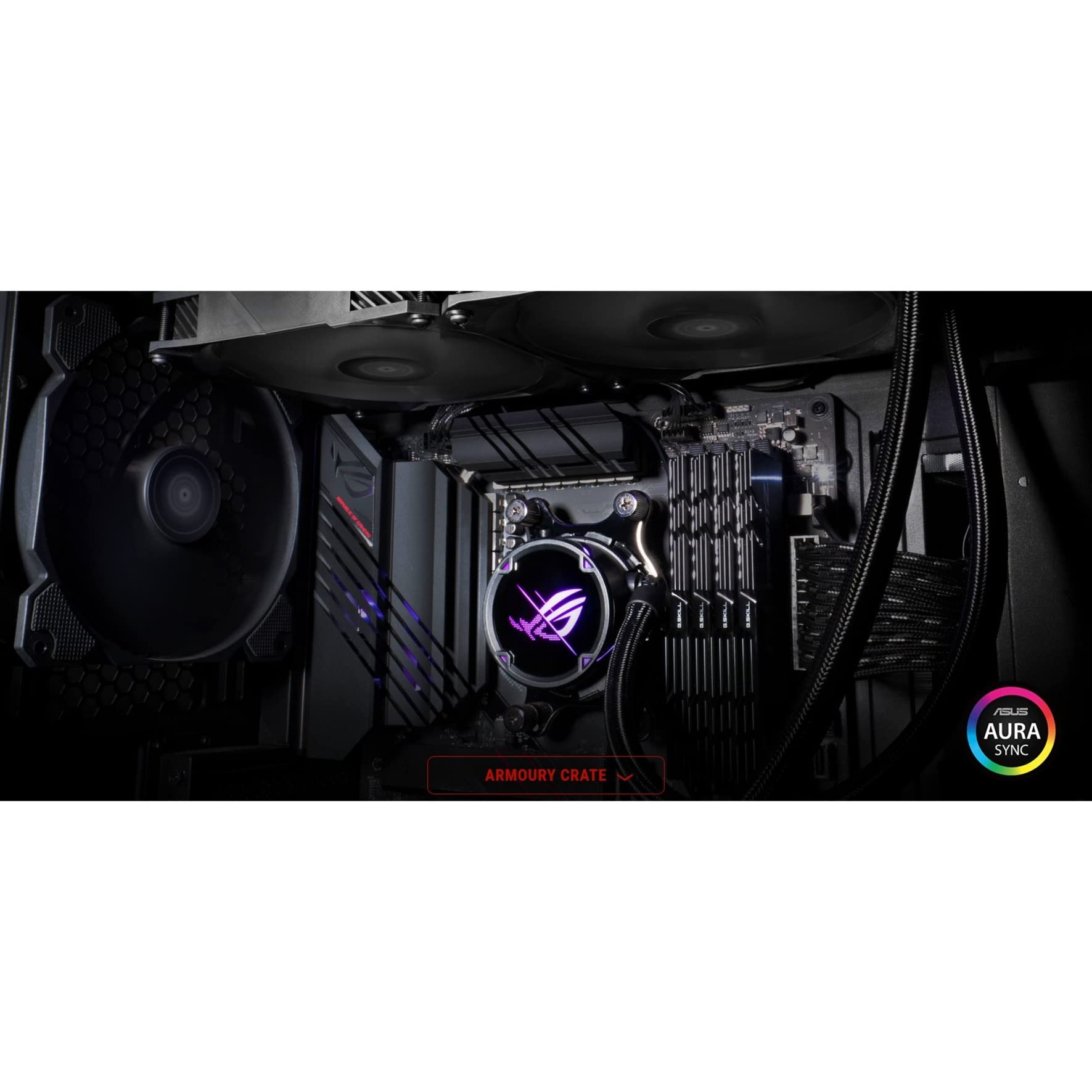 ASUS ROG Strix LC II 240 All-in-one AIO Liquid CPU Cooler 240mm Radiator, Intel LGA1700, 115x/2066 and AMD AM4/TR4 Support,2x120mm 4-pin PWM Fans