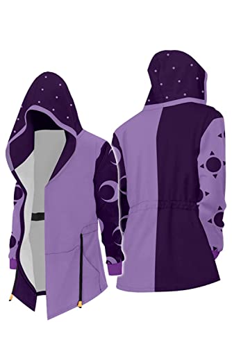 Beowyro The Owl House Collector Hoodie Jacket Cosplay TOH Collector Costume Pullover Sweatshirt Zipper Coat Tops Suits for Adult (M, Collector)