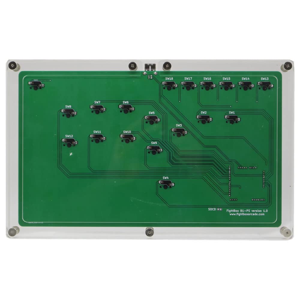 FightBox B1-PS Ultra-Thin All Buttons Leverless-Style Arcade Joystick Fight Stick Game Controller For PS4/PS3/PC Hot-Swap Cherry MX