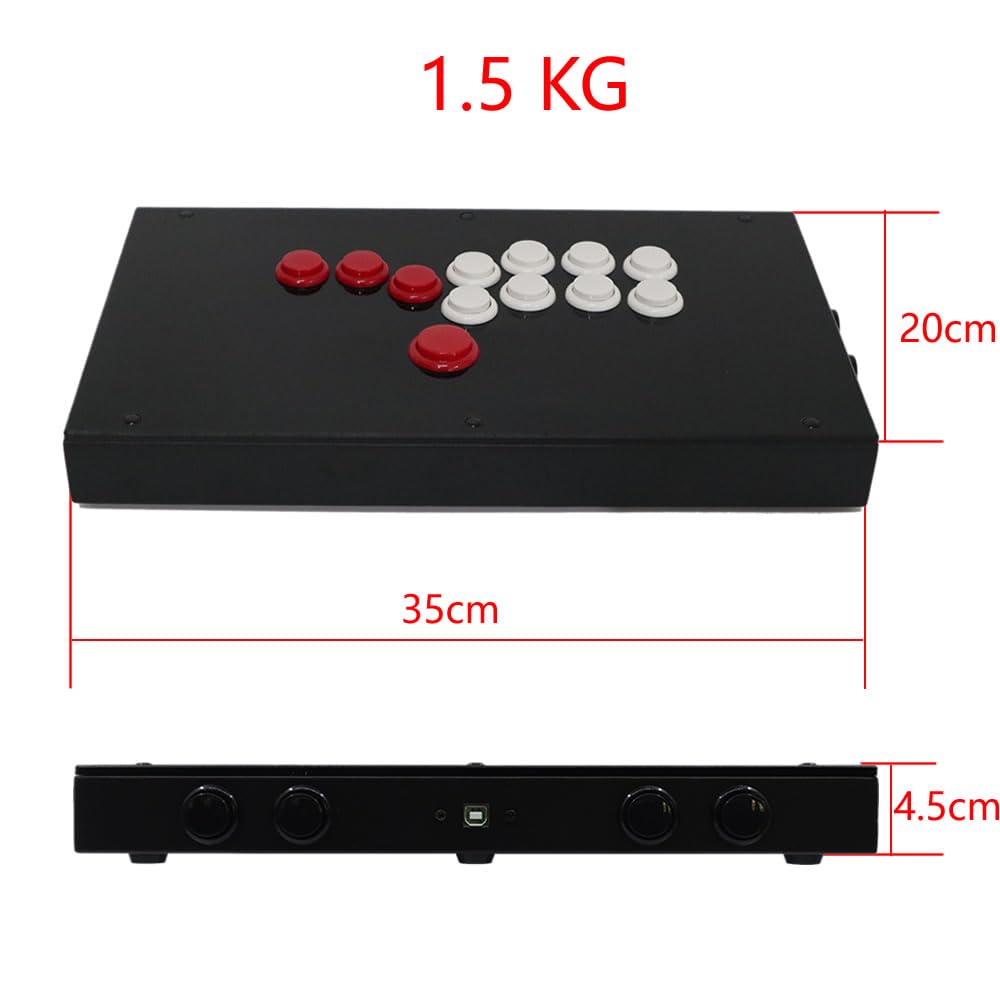 FightBox F1-PS-B Arcade Joystick Game Controller For PS4/PS3/PC