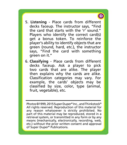 Super Duper Publications | Articulation Photos CH Sound Fun Deck Flash Cards | Educational Learning Resource for Children