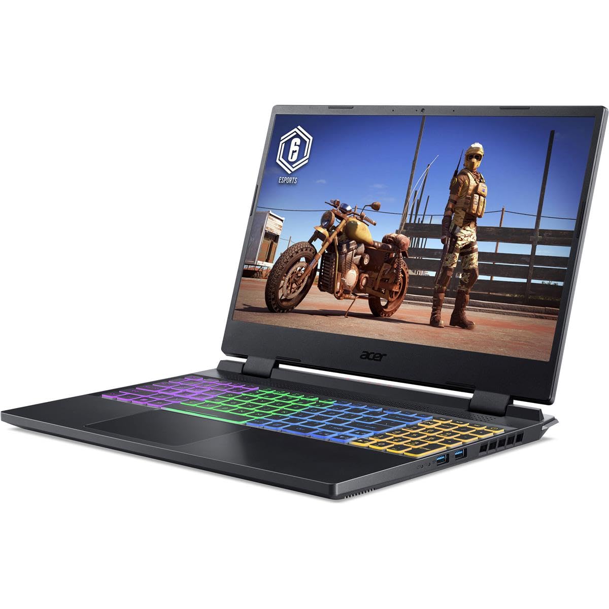 acer Nitro 5 AN515-58-56CH 15.6" Full HD 144Hz Gaming Laptop, Intel Core i5-12500H 2.5GHz, 16GB RAM, 512GB SSD, NVIDIA GeForce RTX 4050 6GB, Windows 11 Home, Obsidian Black