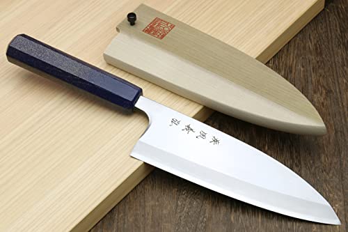Yoshihiro Inox Stainless Steel Deba Japanese Fish Fillet Chef Knife (7'' (180mm))