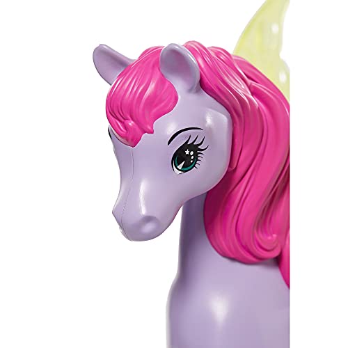 Barbie Dreamtopia Princess Doll, 11.5-in Blonde, with Fantasy Horse and Chariot