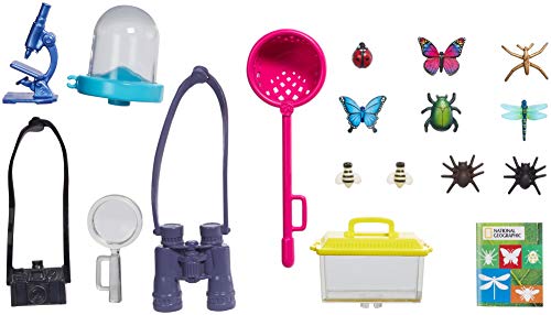 Barbie Entomologist Doll and Playset, Blonde, with 20+ Accessories Inspired by National Geographic