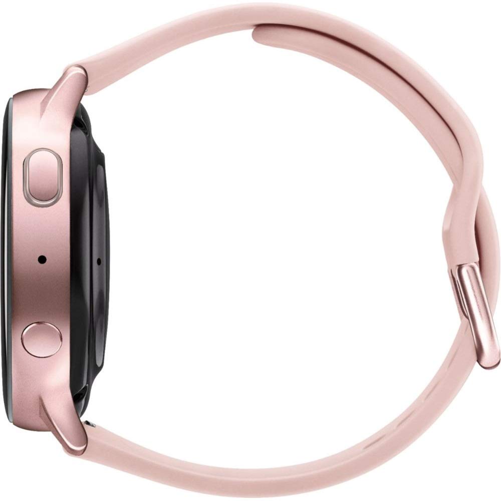 Samsung Galaxy Watch Active2 (Silicon Strap + Aluminum Bezel) Bluetooth - International (Pink Gold, R820-44mm)