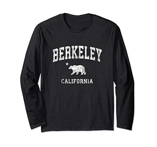 Berkeley California CA Vintage Distressed Sports Design Long Sleeve T-Shirt