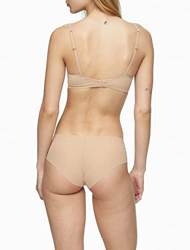 Calvin Klein Women's Invisibles Seamless Hipster Panties, 3 Pack, Light Caramel/Light Caramel/Light Caramel, Small