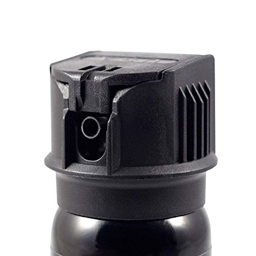 ACK, LLC Fox Labs 1.5 Ounce 2% OC 5.3-mm Flip Top Stream Pepper Spray, Black