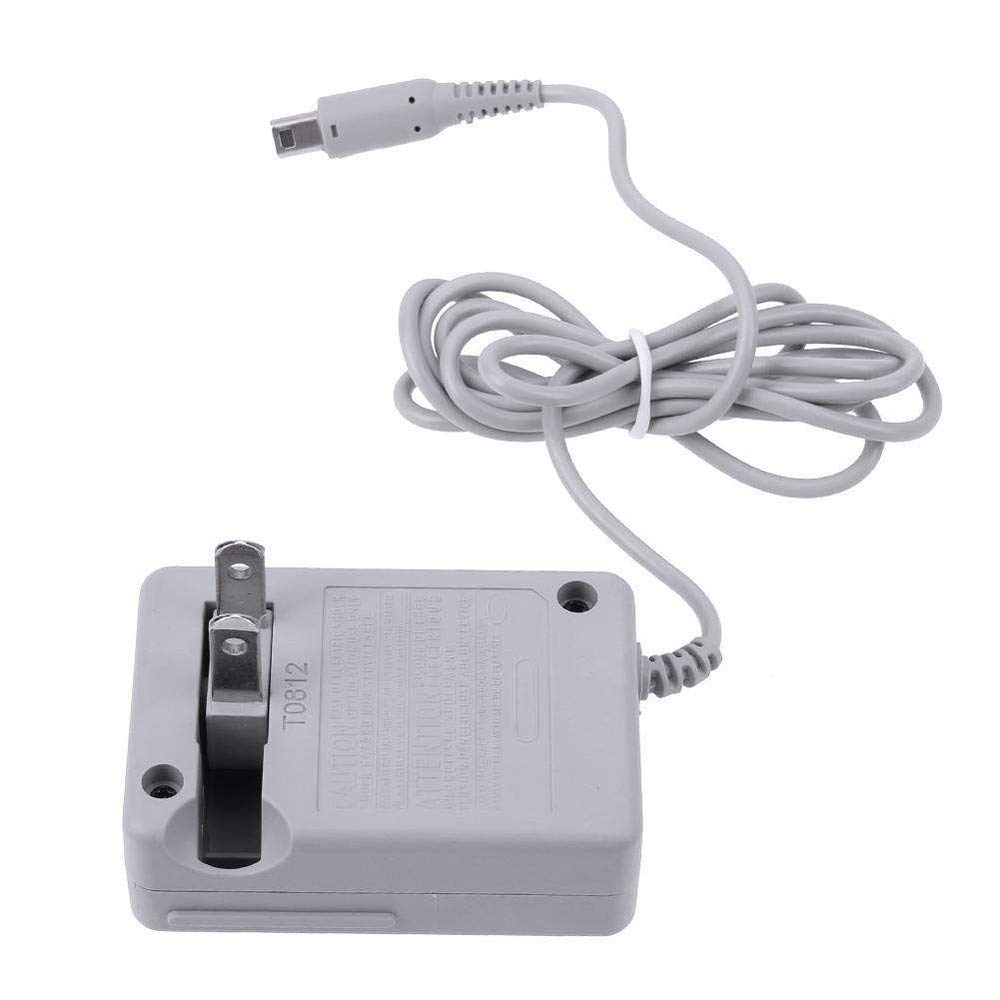 Charger Power Supply AC Adapter Wall Charger Power Cord Travel Battery Charging Cord Cable Replacement Accessories Kit for Ninten-do 2DS XL 3DS NDSi DSi (White)