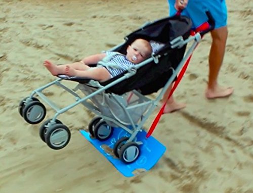 SandSliders - Aid to Ease Movement of Stroller over Sand