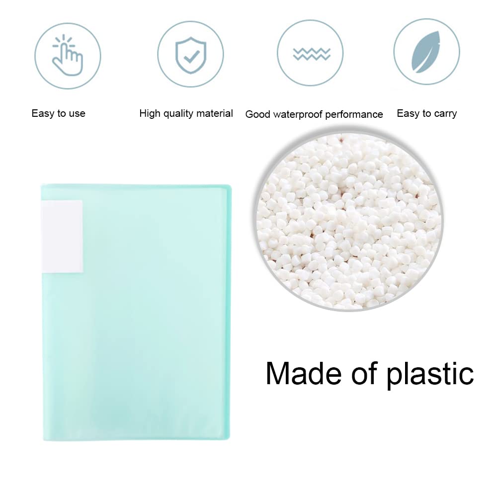A4 Display Folder Clear A4 30 Pockets Display Book Convenient Polly Pocket Folder for Individuals School Offices Professionals