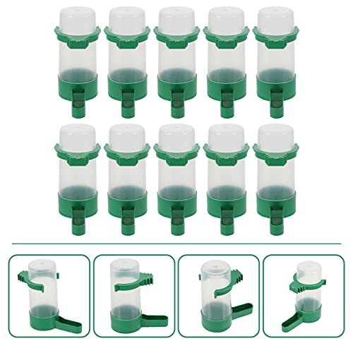 Automatic Cage Water Drinker 2pcs Birds Water Dispenser Pigeon Water Feeders Bird Self Drinker Pet Dove Gift Hanging Birds Cage Bird Cage Drinker Feeder
