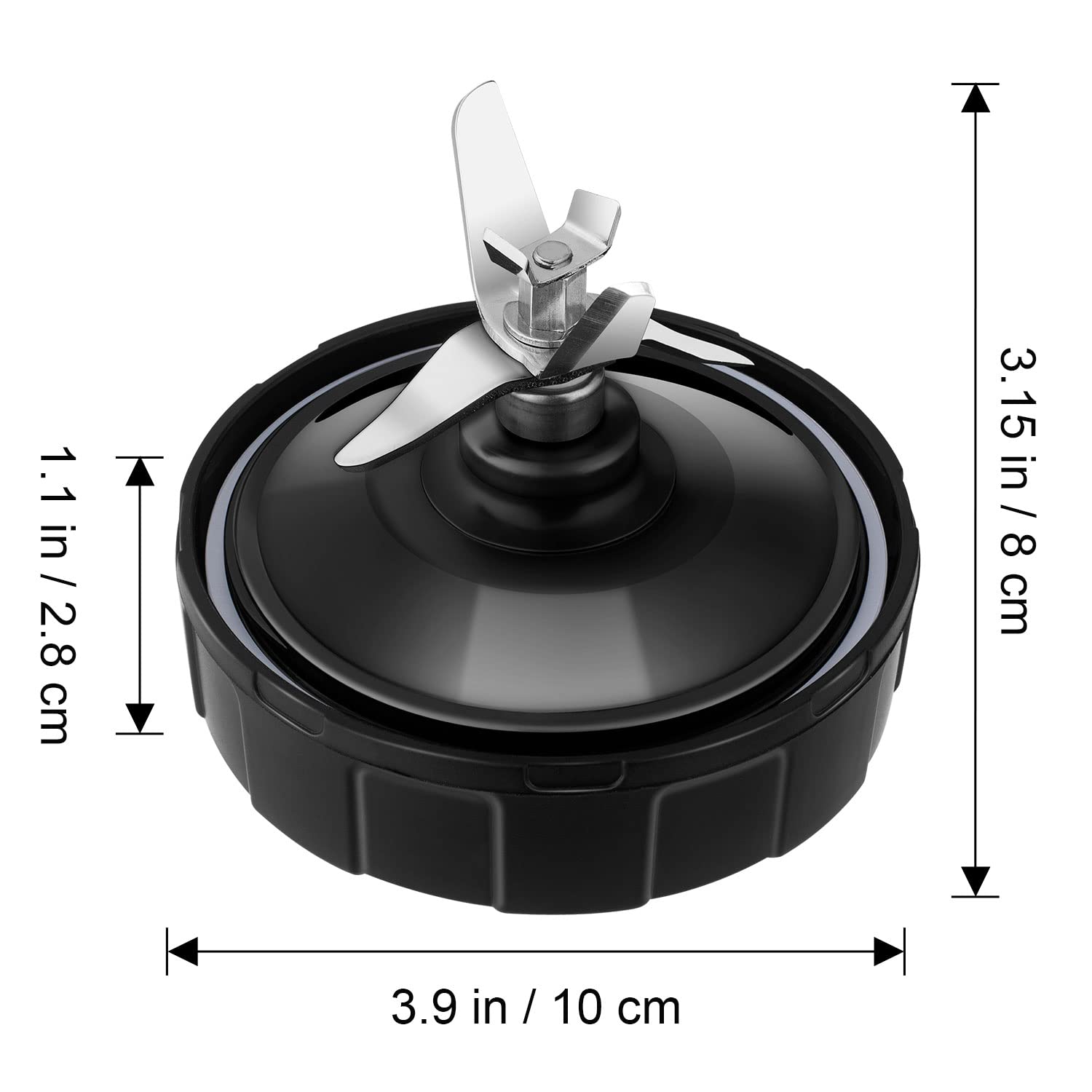 7 Fins Blender Replacement Parts for Ninja Pro Extractor Blade Compatible with Nutri Ninja Auto-iQ BL487T BL486CO BL494 BL687CO Juicer Accessories