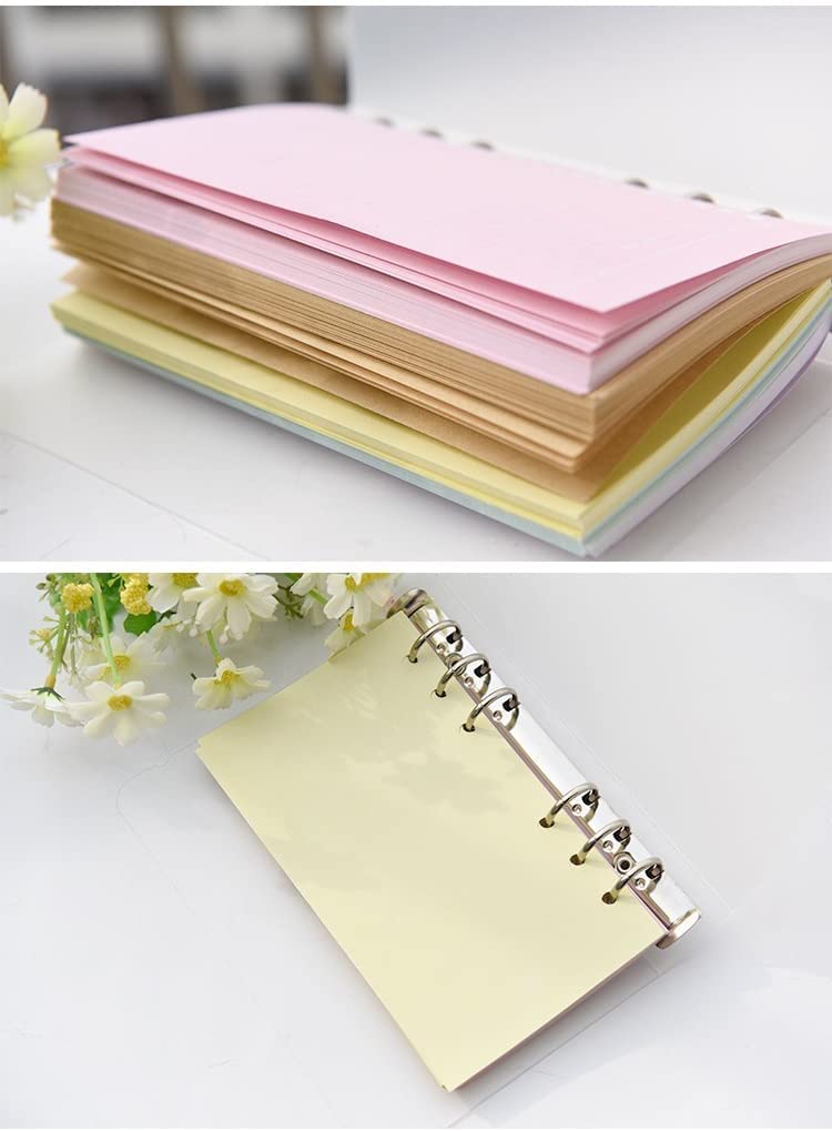 A5 Color Notes Refill to do list for Ring Bound Planners and Notebooks, fits Filofax, Kikki K, Recollection, Carpe Diem, 6 Ring binder, (PLANNER NOT INCLUDED) (Pink (To Do))
