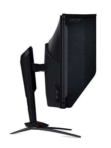 Acer Predator XB273K Gpbmiipprzx 27" UHD (3840 x 2160) IPS NVIDIA G-SYNC Compatible Monitor with VESA Certified DisplayHDR 400, Quantum Dot, 144Hz, DCI-P3, Delta E<1 (Display Port & HDMI Port), Black