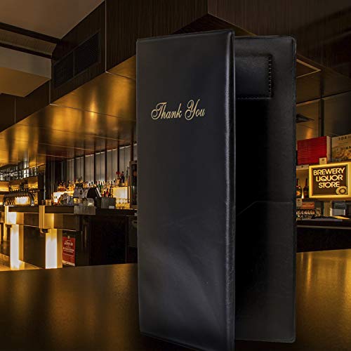 Budgetizer Check Presenters for Restaurants β 20 Pack Guest Check Books for Servers β Check Holder β Check Book